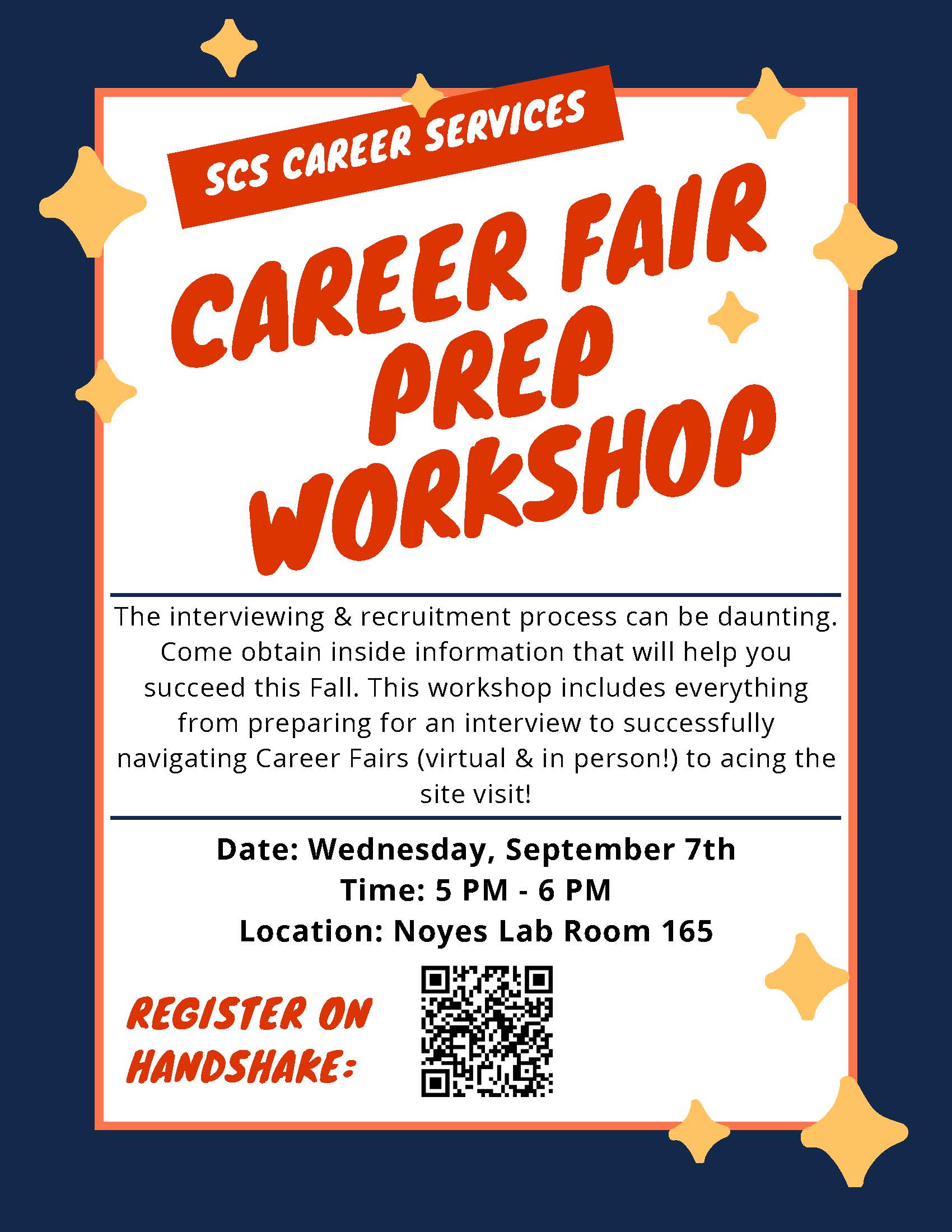 Career Fair Prep Workshop | School of Chemical Sciences at Illinois